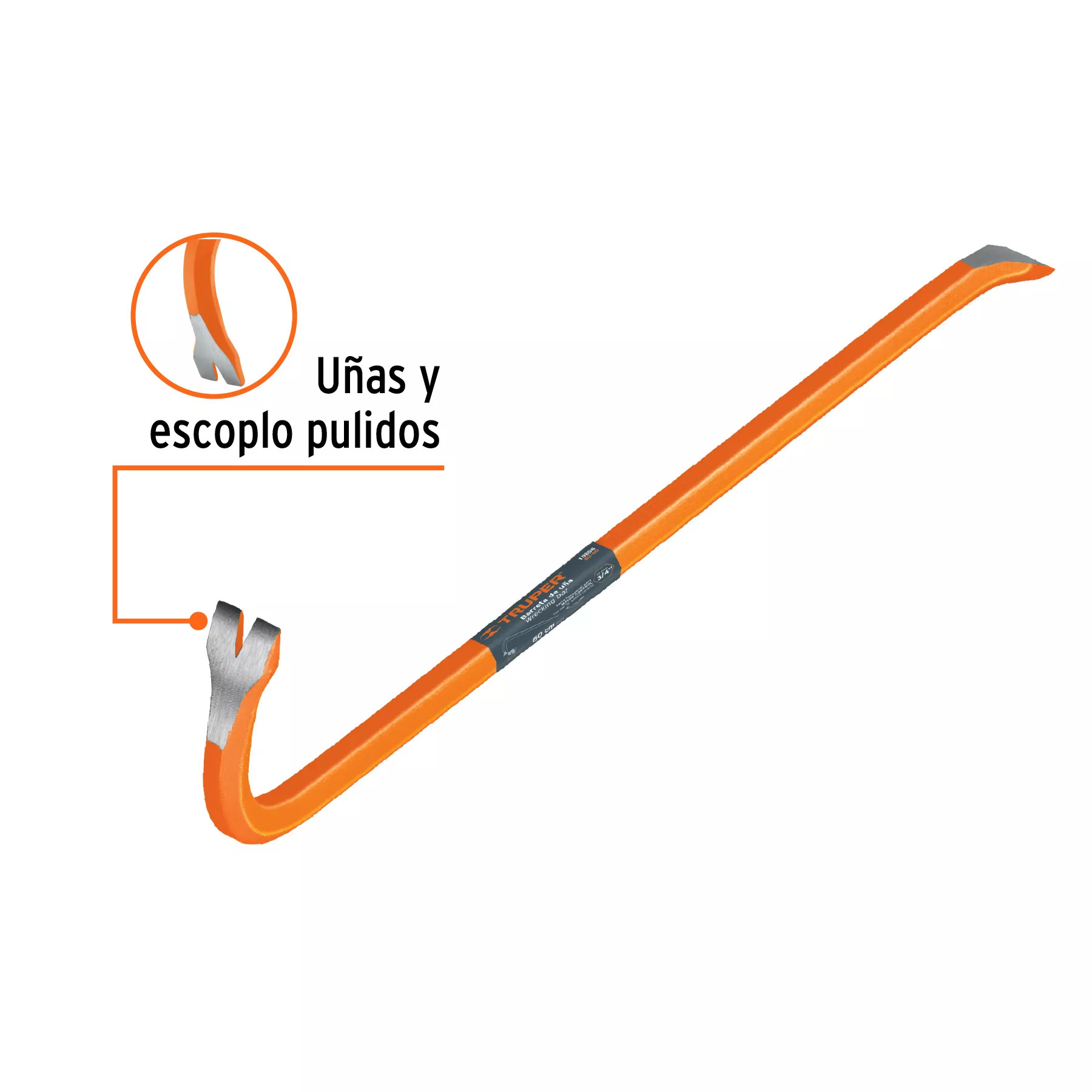 Barreta 3/4" x 60 cm, Truper | Herramientas en Guatemala | Truper