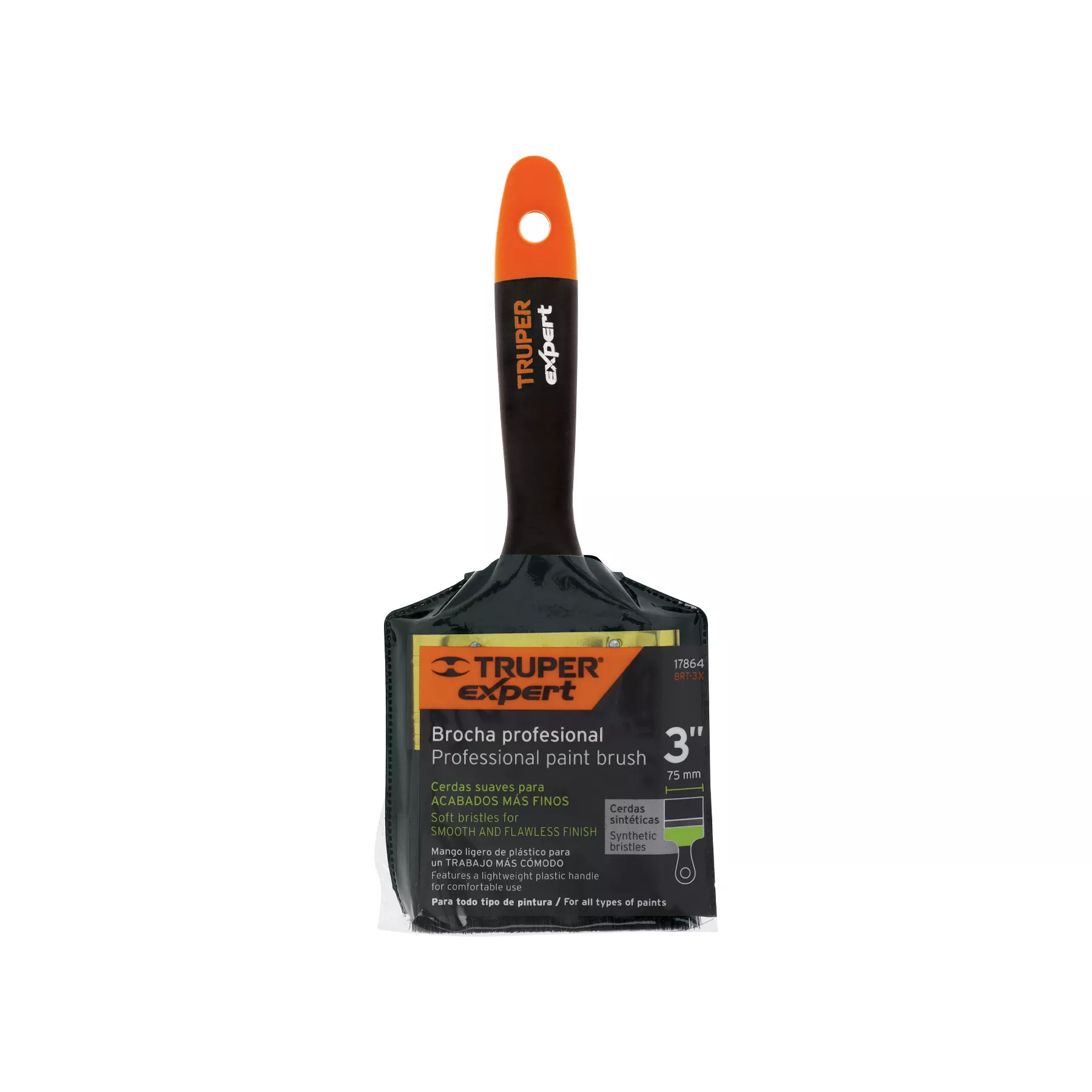 Brocha Profesional 3" Mango Plástico... | Truper Expert