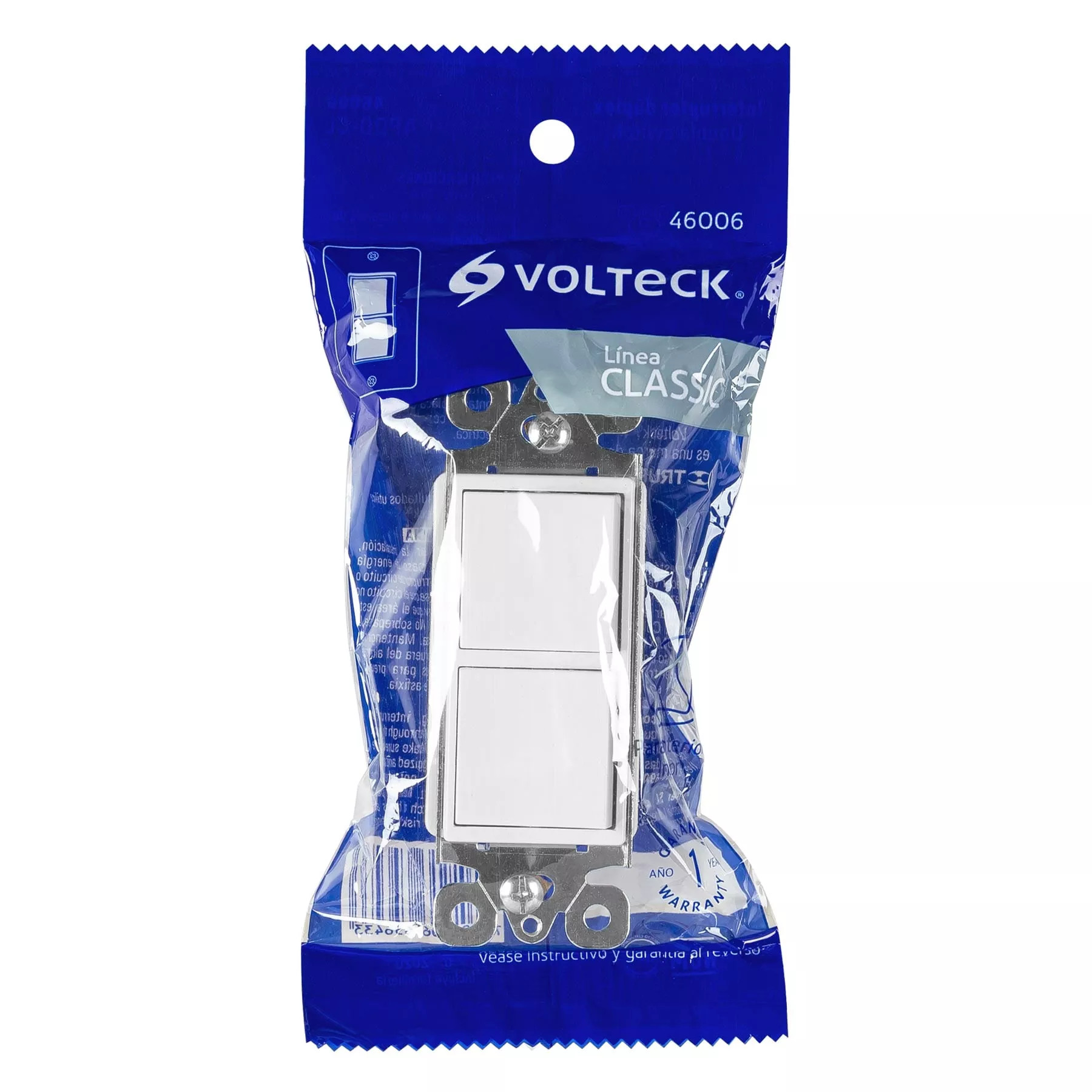 Interruptor dúplex Classic | Volteck